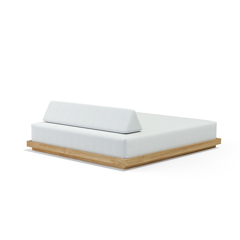 Walters Outdoor, Kuro Wide Backless Daybed | Walters