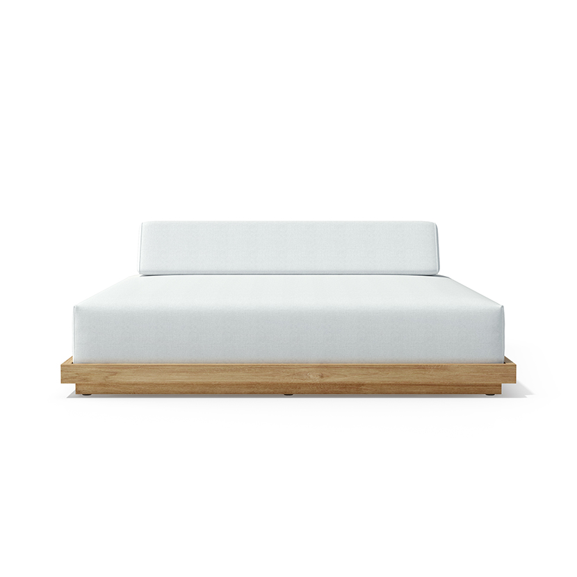 Walters Outdoor, Kuro Wide Backless Daybed | Walters